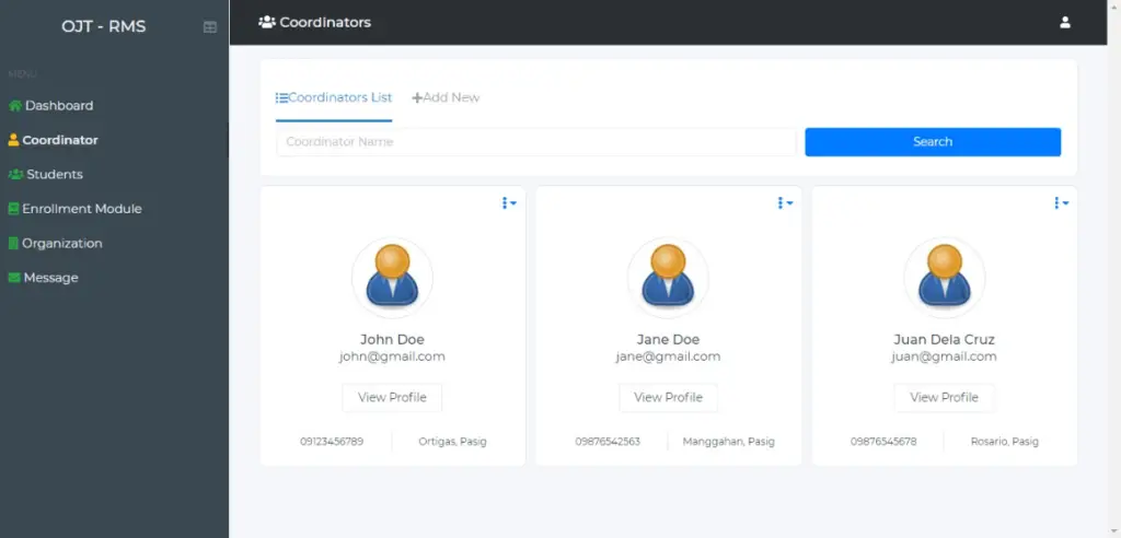 Ojt Records Monitoring System 100 Free Template