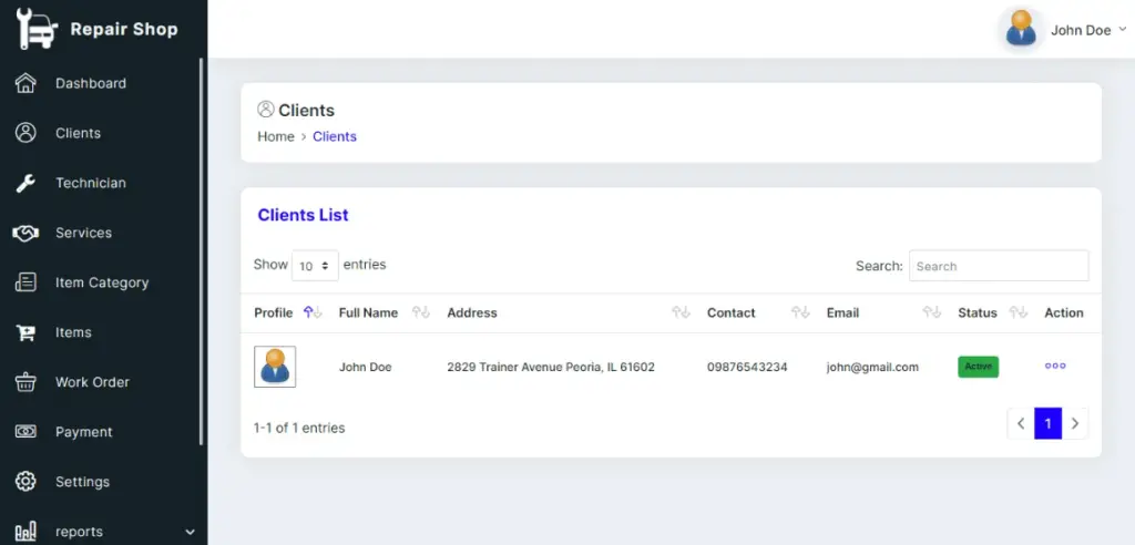 Repair Shop Management System Free Download 2025 - iNetTutor.com