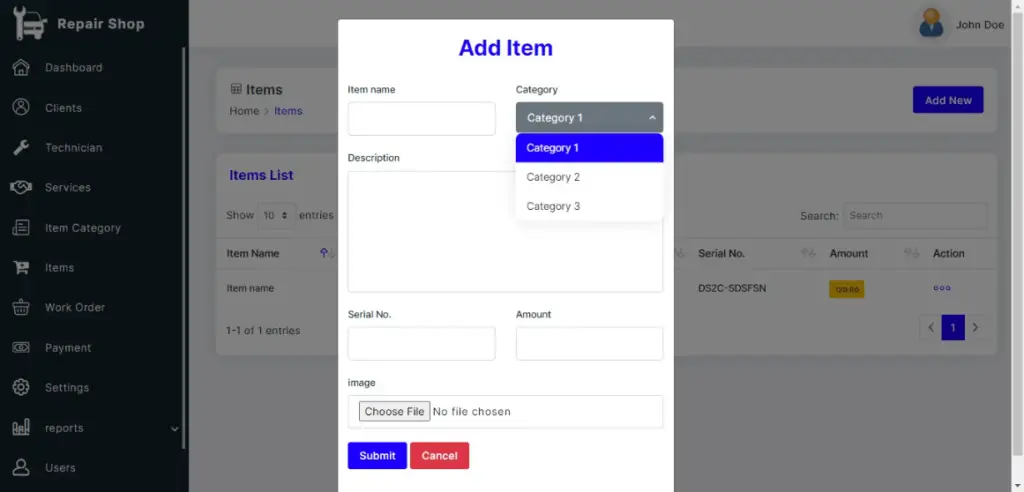 Repair Shop Management System Free Download 2024 - iNetTutor.com