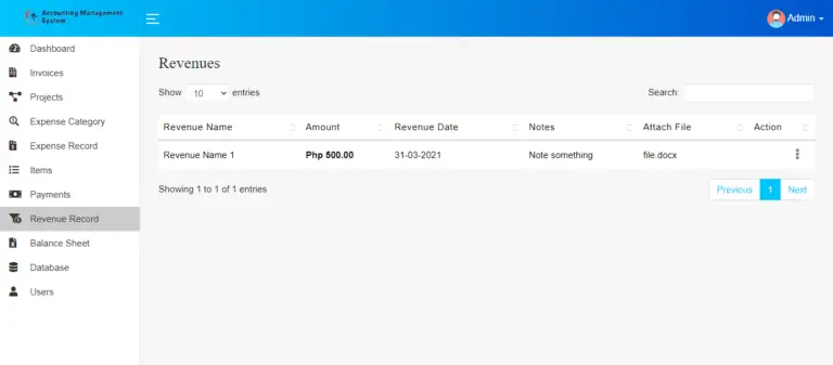 Accounting Management System Free Template - 2025