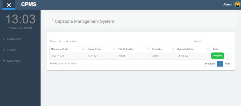 Free Capstone Project Monitoring System - iNetTutor.com 2026
