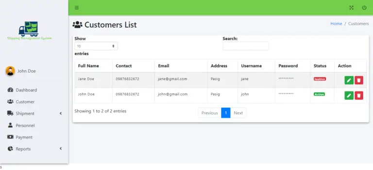 Shipment Management Information System Free Download - iNetTutor.com 2026