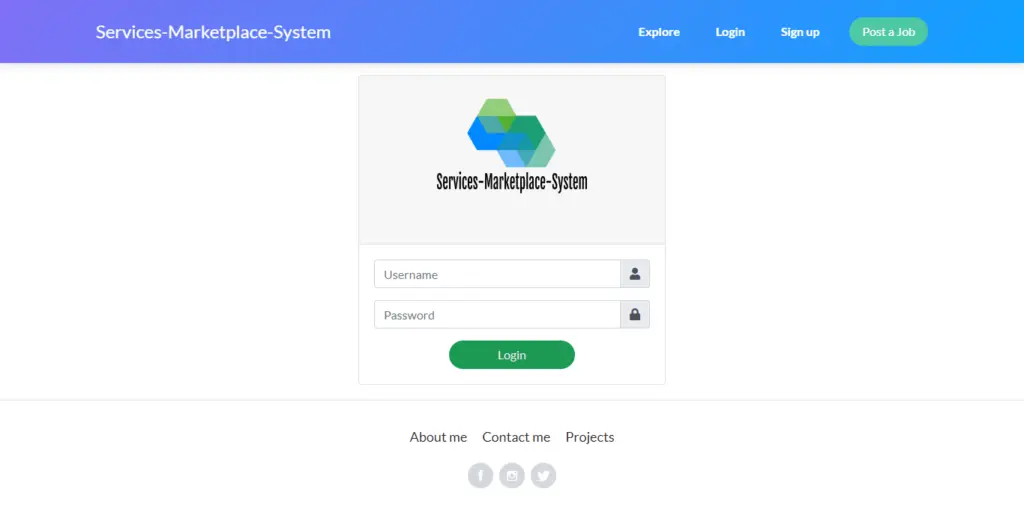 Services Marketplace System - Free Template 2025