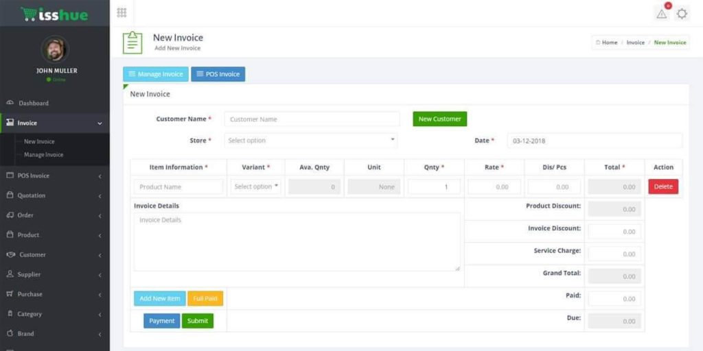 POS with E-commerce Web Application - Free Sample 2025