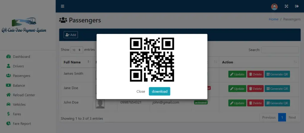 QR Code Attendance System Use Case Diagram - iNetTutor.com