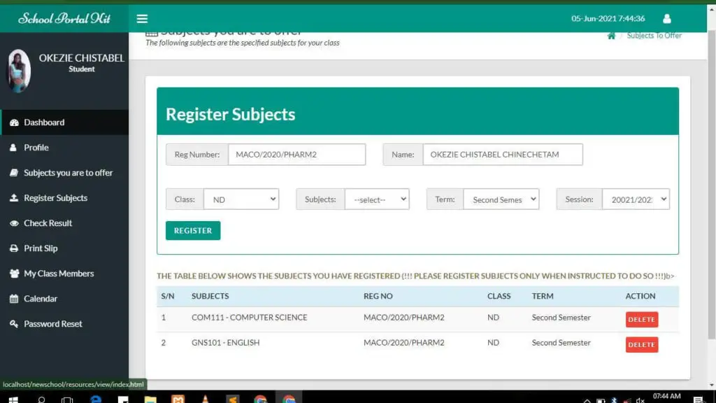 School Portal Kit - Free Capstone Example 2025