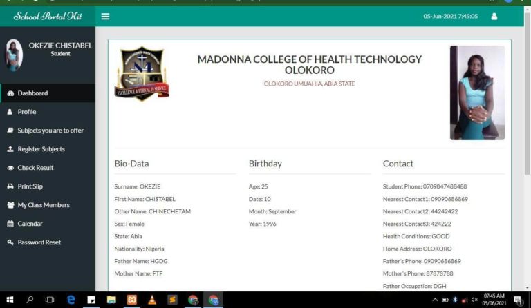 School Portal Kit - Free Capstone Example 2025
