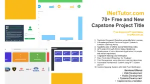 70+ Free and New Capstone Project Titles - iNetTutor.com