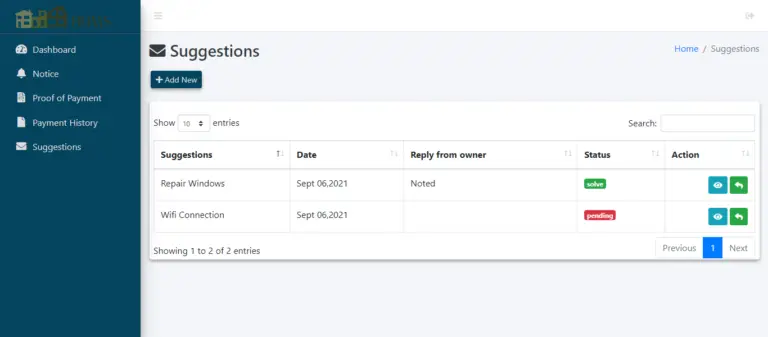 Boarding House Management System - Free Download 2025