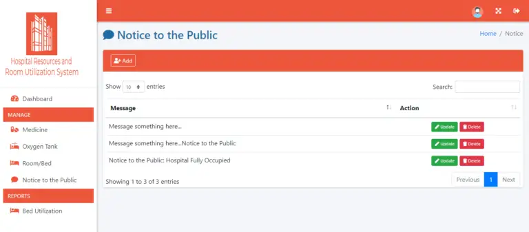 Hospital Resources and Room Utilization Management System - Free ...