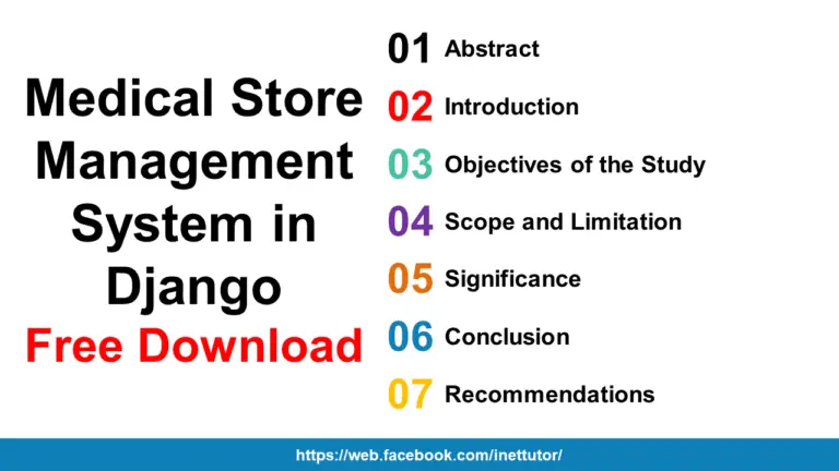 Medical Store Management System in Django - Free Download 2025