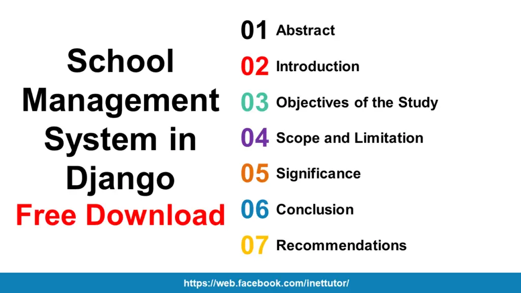 School Management System in Django - FREE DOWNLOAD 2025