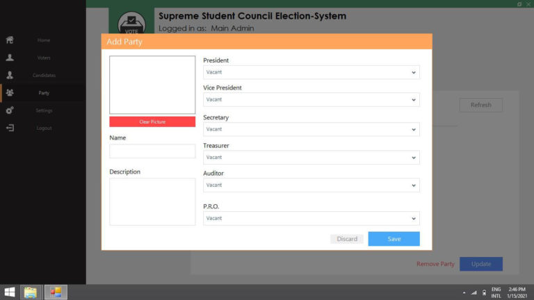VB.Net SSC Election Voting System - Free Download 2025