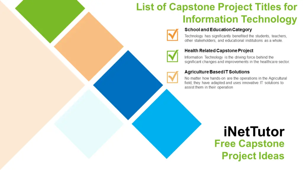 30 Unique Capstone Project Topics for Information Technology ...