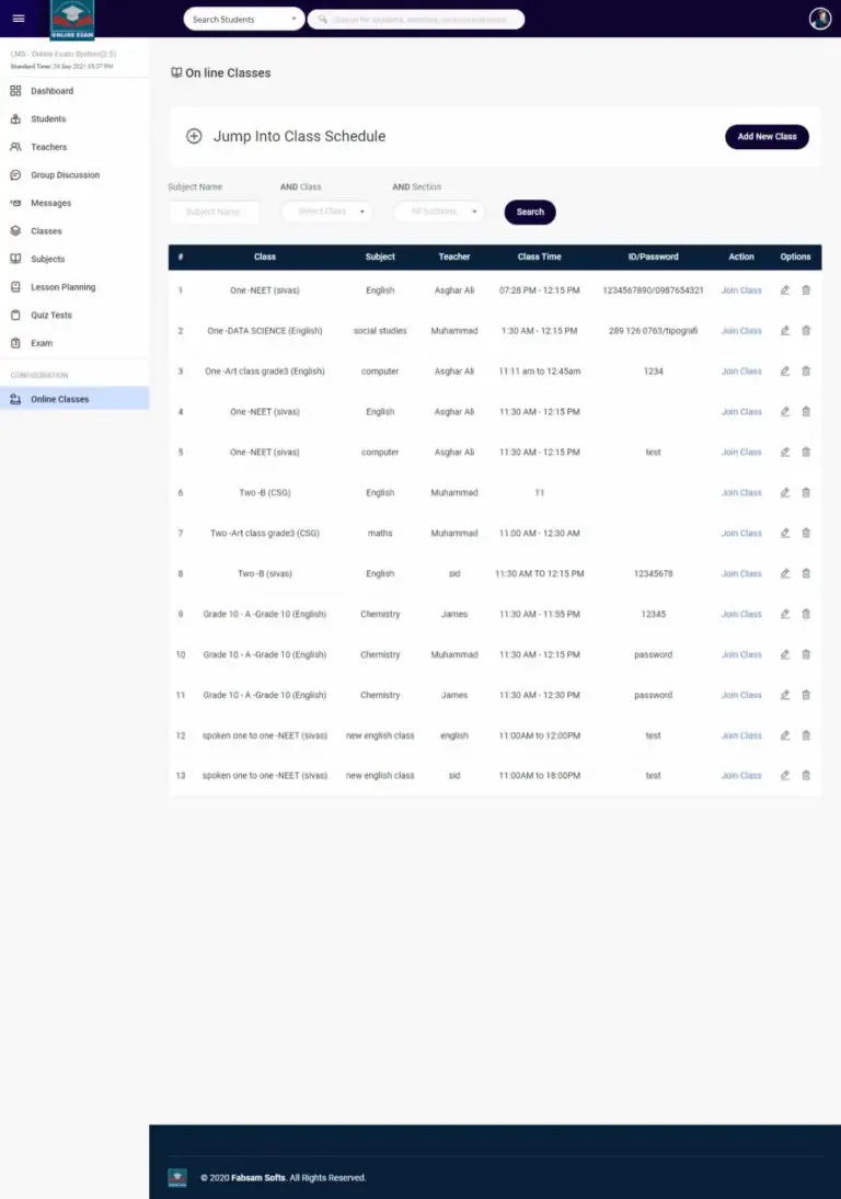 Online Exam and Learning Management System - Free IT Capstone 2025