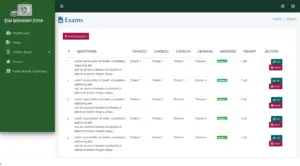 Exam Management System Free Bootstrap Source code - iNetTutor.com 2025