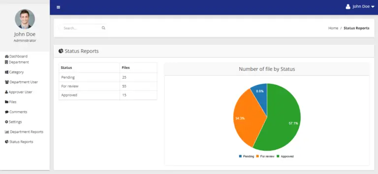 File Management with Approval Process in PHP and Bootstrap Free Source code - Capstone Project 2025