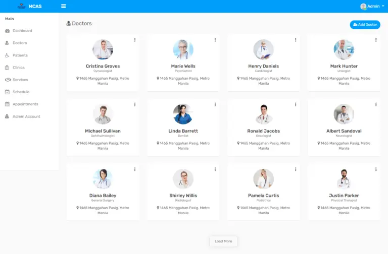 Multi Clinic Appointment System Free Template Source code in PHP and ...
