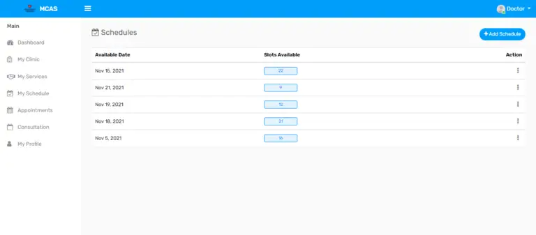 Multi Clinic Appointment System Free Template Source code in PHP and ...