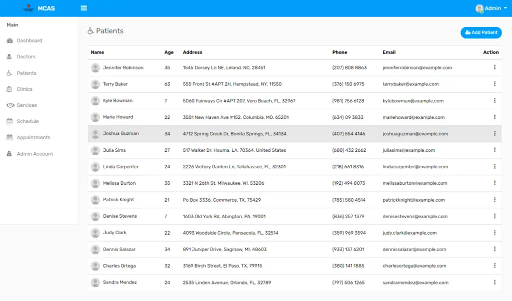 Multi Clinic Appointment System Free Template Source code in PHP and ...