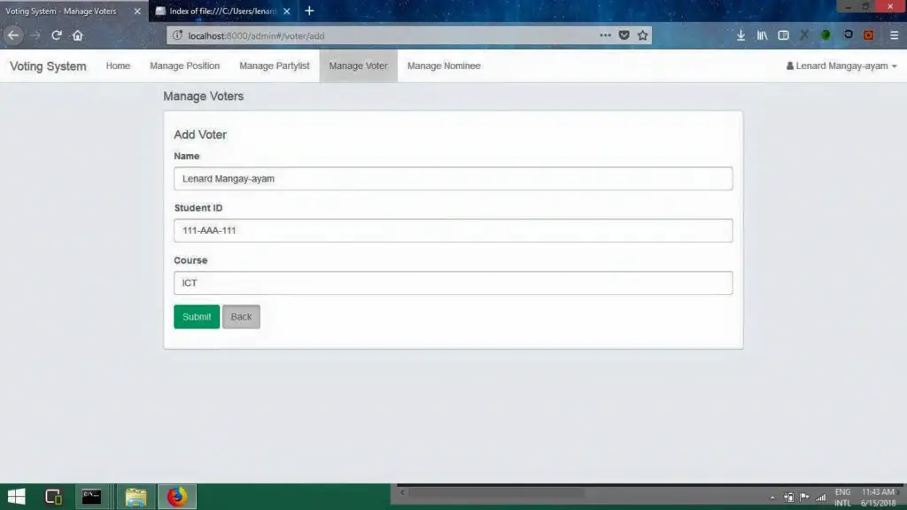 Voting System In Laravel And Vue Free Source Code 2025