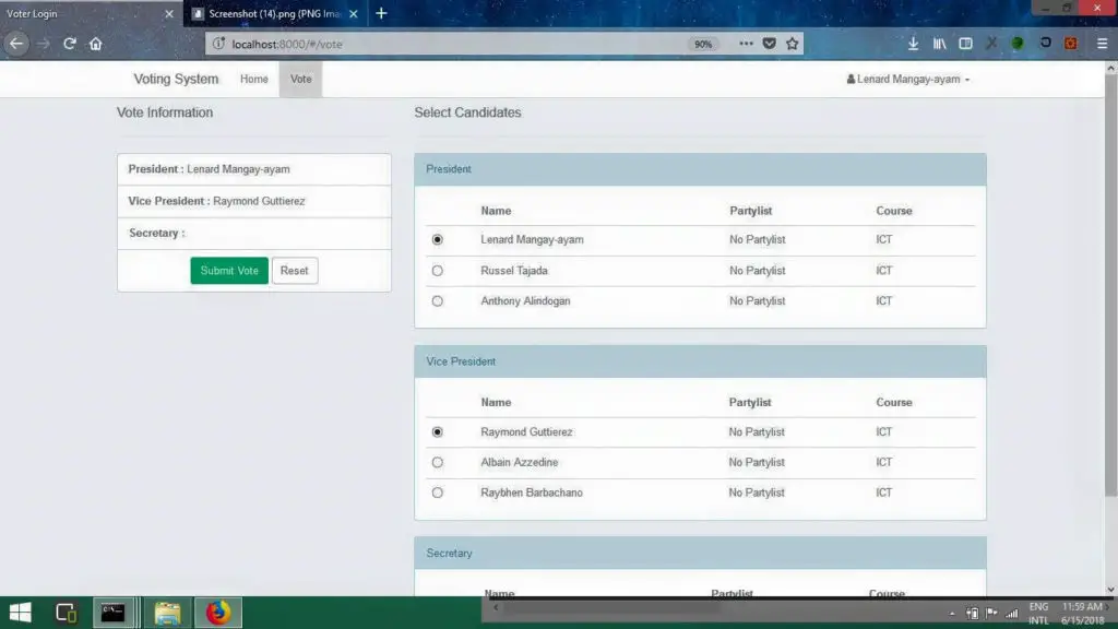 Voting System In Laravel And Vue Free Source Code 2025