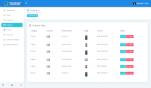 Invoice Management System Free Bootstrap Template Source code ...