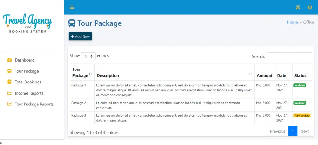 Multi-branch Travel Agency and Booking System PHP and Bootstrap Script ...
