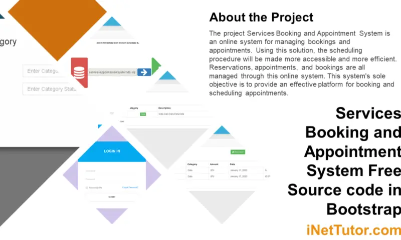 Blood Bank Management System Free Template in Bootstrap and PHP - iNetTutor.com 2024