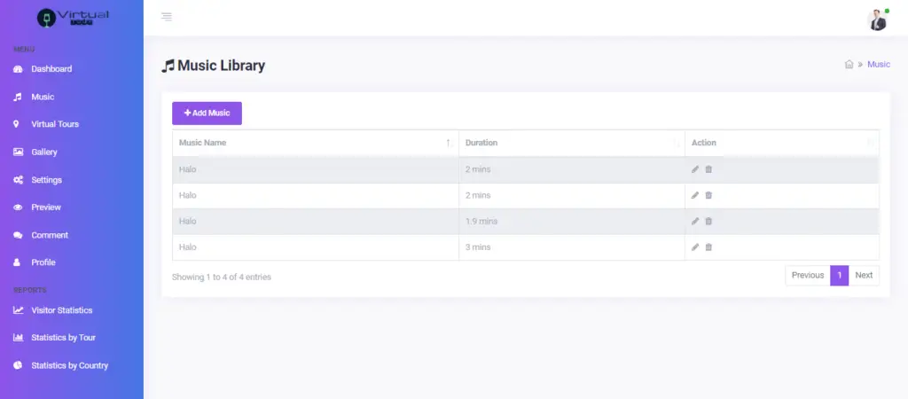 Virtual Online Tour Application Free Bootstrap Template Source code ...