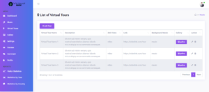 Virtual Online Tour Application Free Bootstrap Template Source code ...