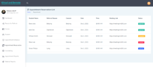 Virtual and Remote Guidance Counselling System Free Bootstrap and PHP ...