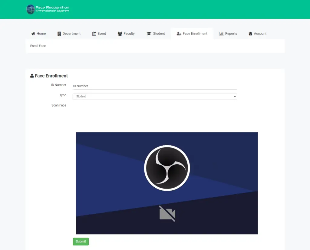 Face Recognition Attendance System using PHP, Flask and pico.js ...
