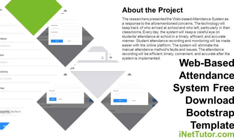 Face Recognition Attendance System Application Free Download Bootstrap and PHP Script ...