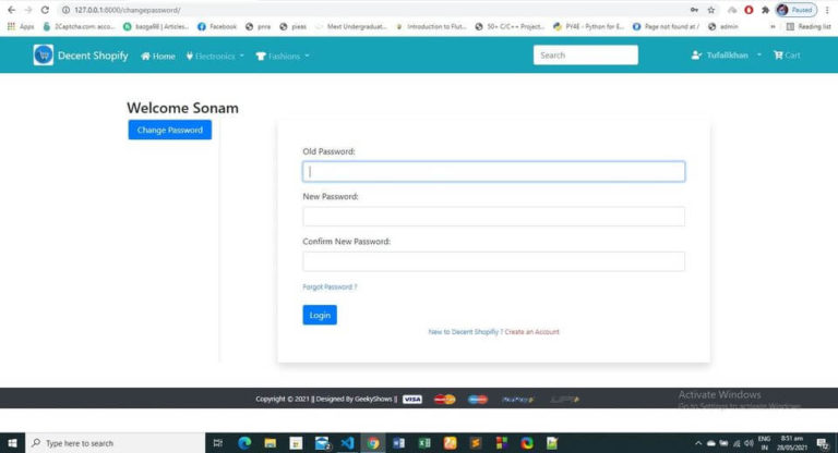 Basic Ecommerce Website in Django Free Source code - iNetTutor.com