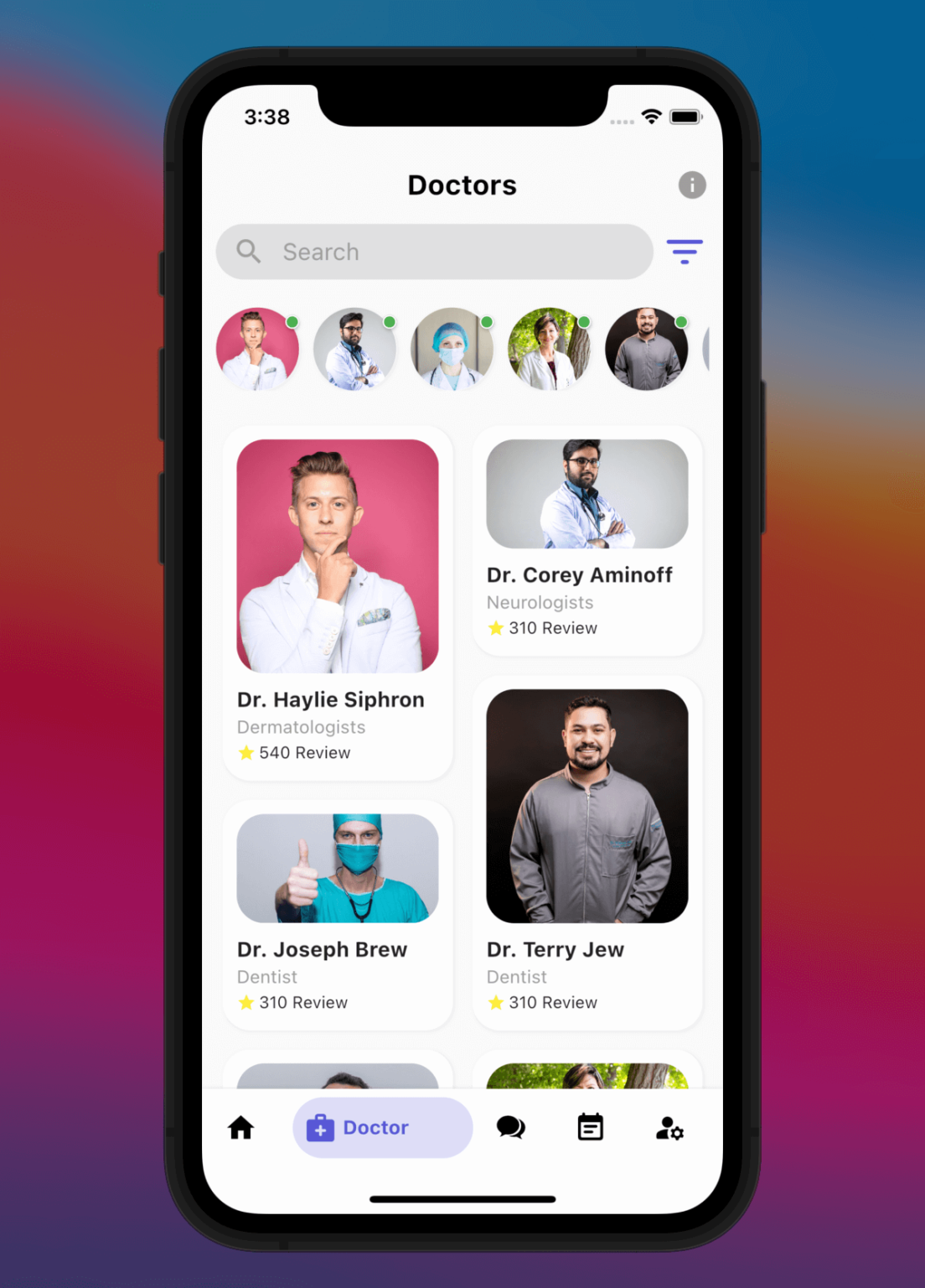 Doctor Appointment App in Flutter Free Source Code - 2025