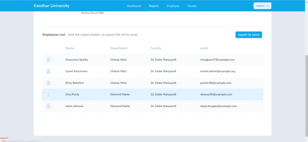 Employees Record Manager in Laravel and VueJS Free source code - iNetTutor.com