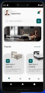 Furniture App Store in Flutter - iNetTutor.com