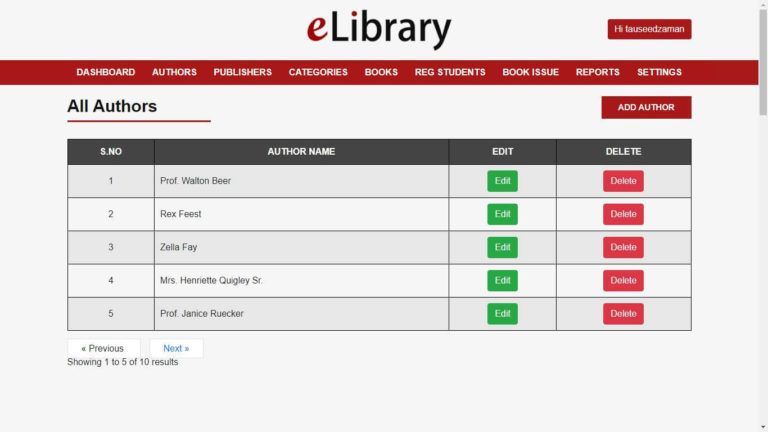 Library Management System in Laravel Free Source Code - iNetTutor.com