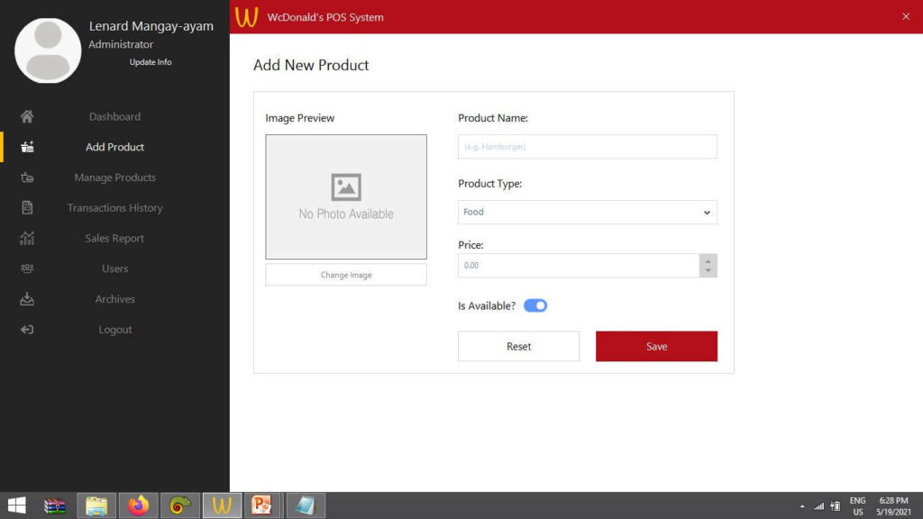 POS System Using C#.Net Winforms and MS Access Free Source code - iNetTutor.com