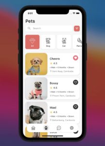 Pet Adoption App in Flutter Free Source Code - iNetTutor.com