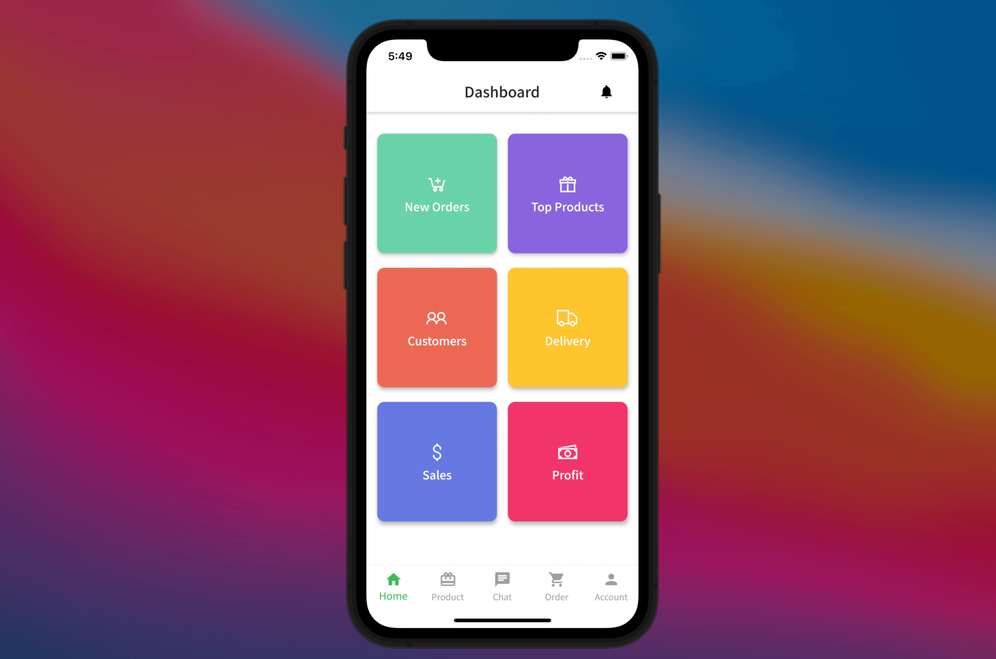Store Owner App in Flutter Free Source Code - iNetTutor.com