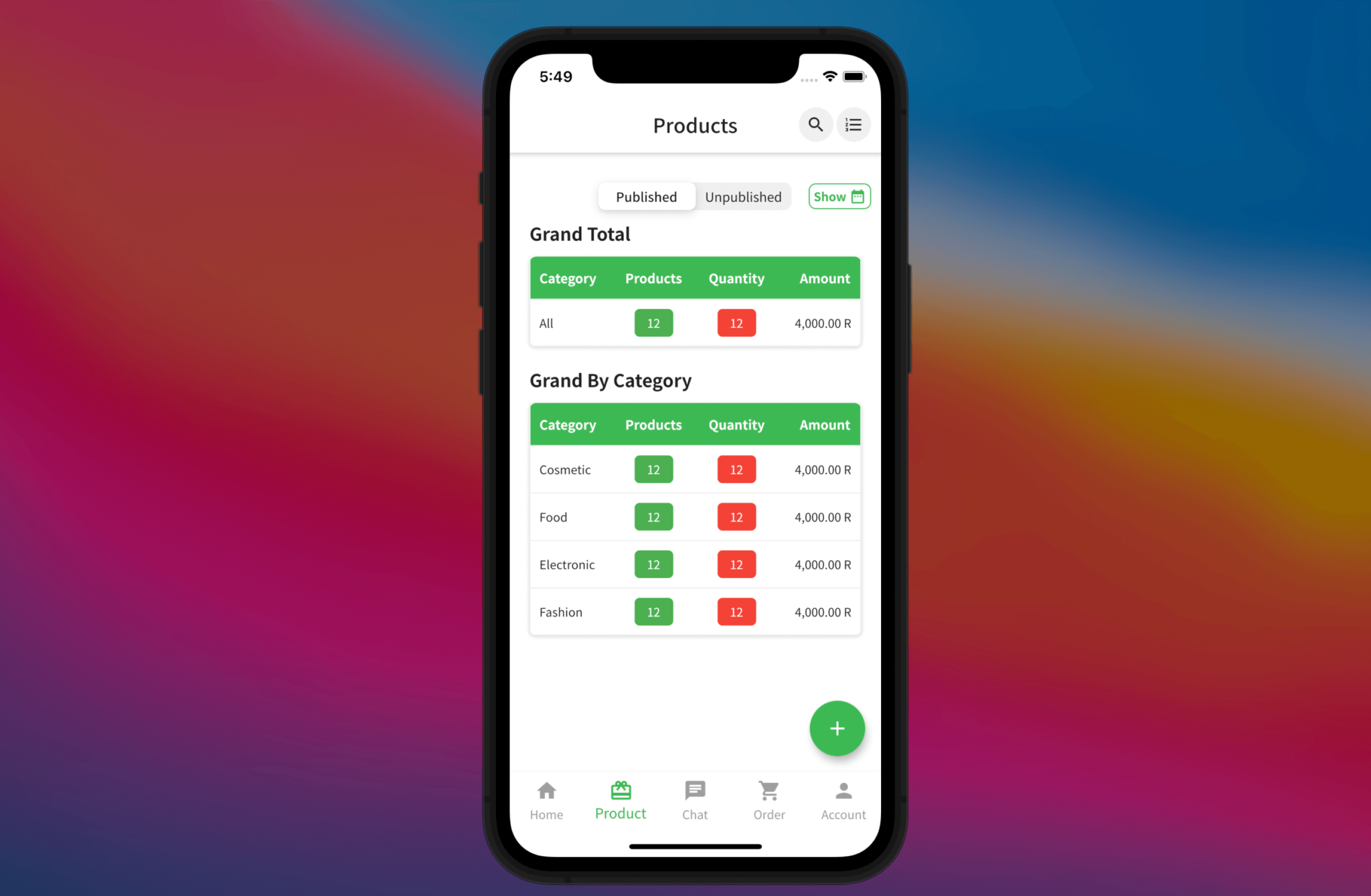 Store Owner App in Flutter Free Source Code - iNetTutor.com