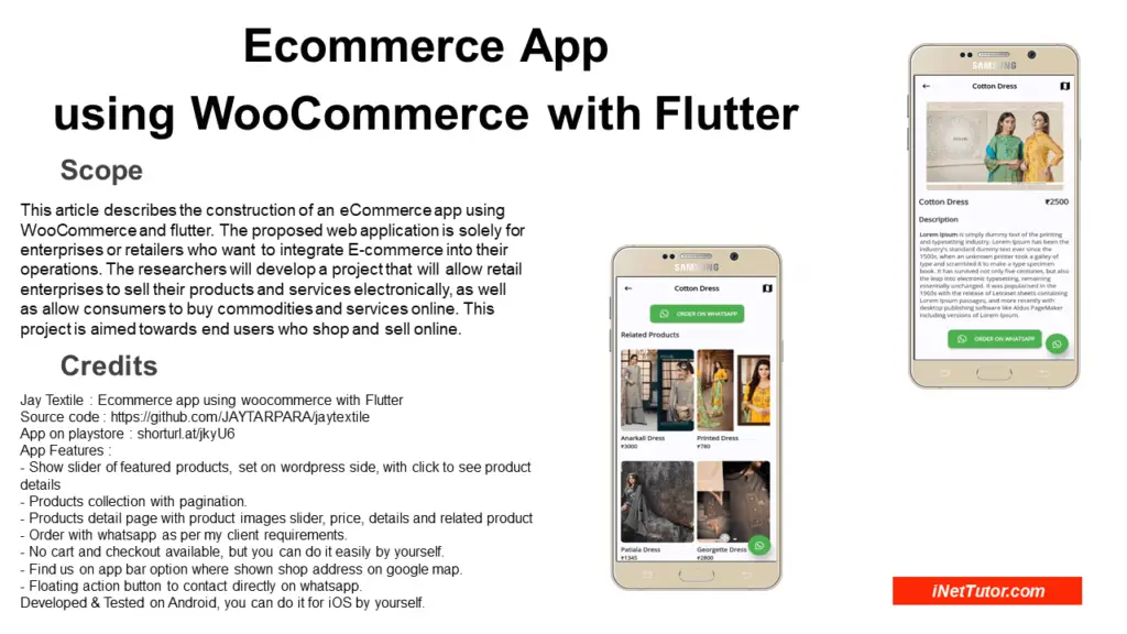 16 Lists of Free Capstone Project Ideas in Flutter - iNetTutor.com