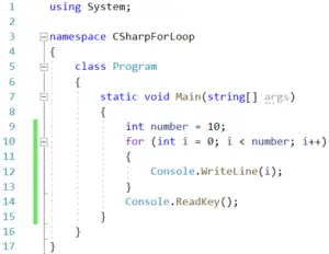 C# For Loop Statement Video Tutorial and Source code - 2025