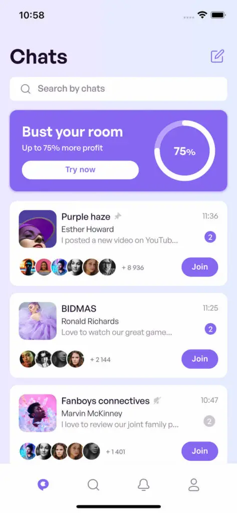 Messenger App UI in Flutter Free Source Code - iNetTutor.com