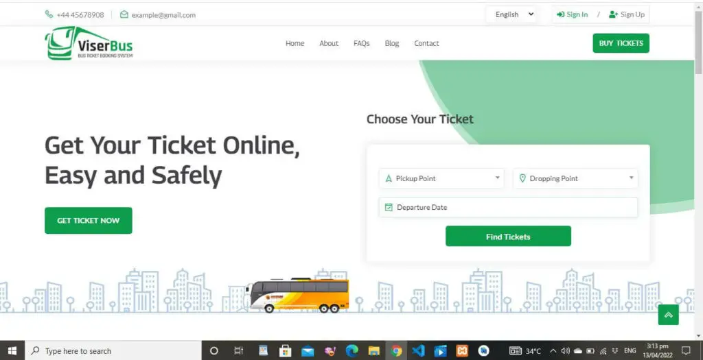 Bus Reservation System Features - iNetTutor.com