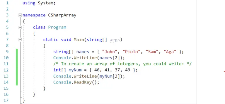 Array in C# Video Tutorial and Source code Free 2025
