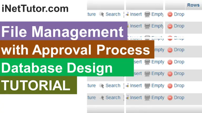 File Management with Approval Process Database Design 2025