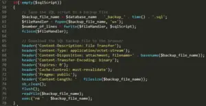 How to Backup Database in PHP and MySQL